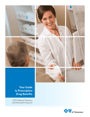 Fillable Online 2013 Preferred Formulary and Prescription Drug List ...