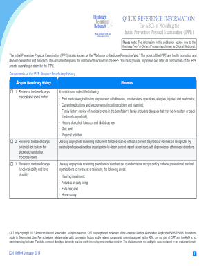 Fillable Online cms Quick Reference Information: The ABCs of Providing ...
