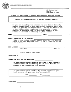 Fillable Online freecenter Life Changing Event - Social Security ...