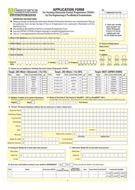 Fillable Online Download application form - Resonance Fax Email Print ...