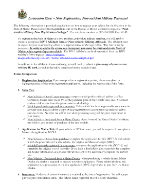 Fillable Online navsea navy Instruction Sheet New Registration; Non ...