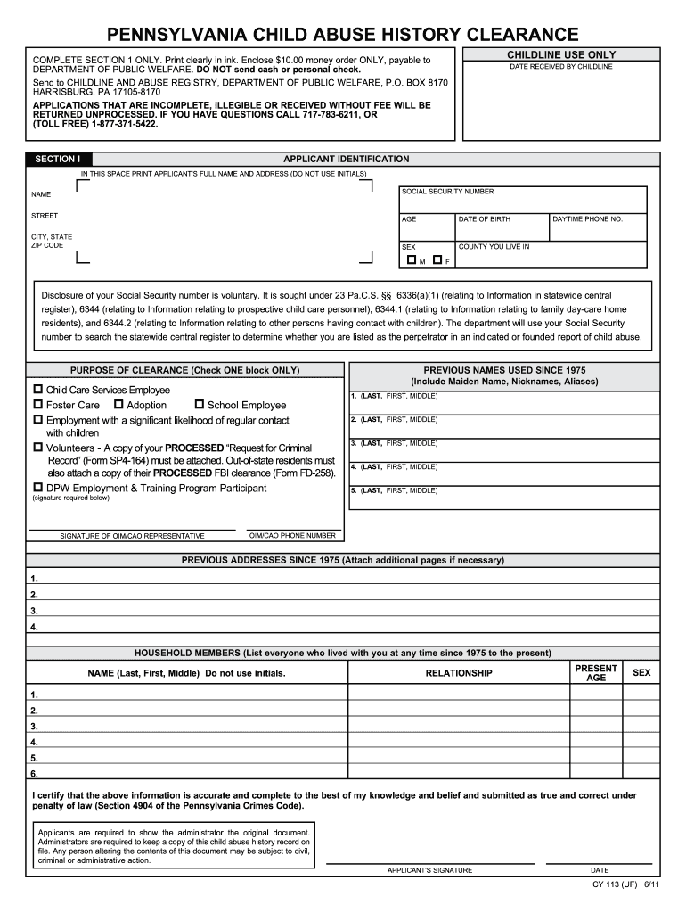 Child Abuse Clearance - Fill and Sign Printable Template Online | US ...