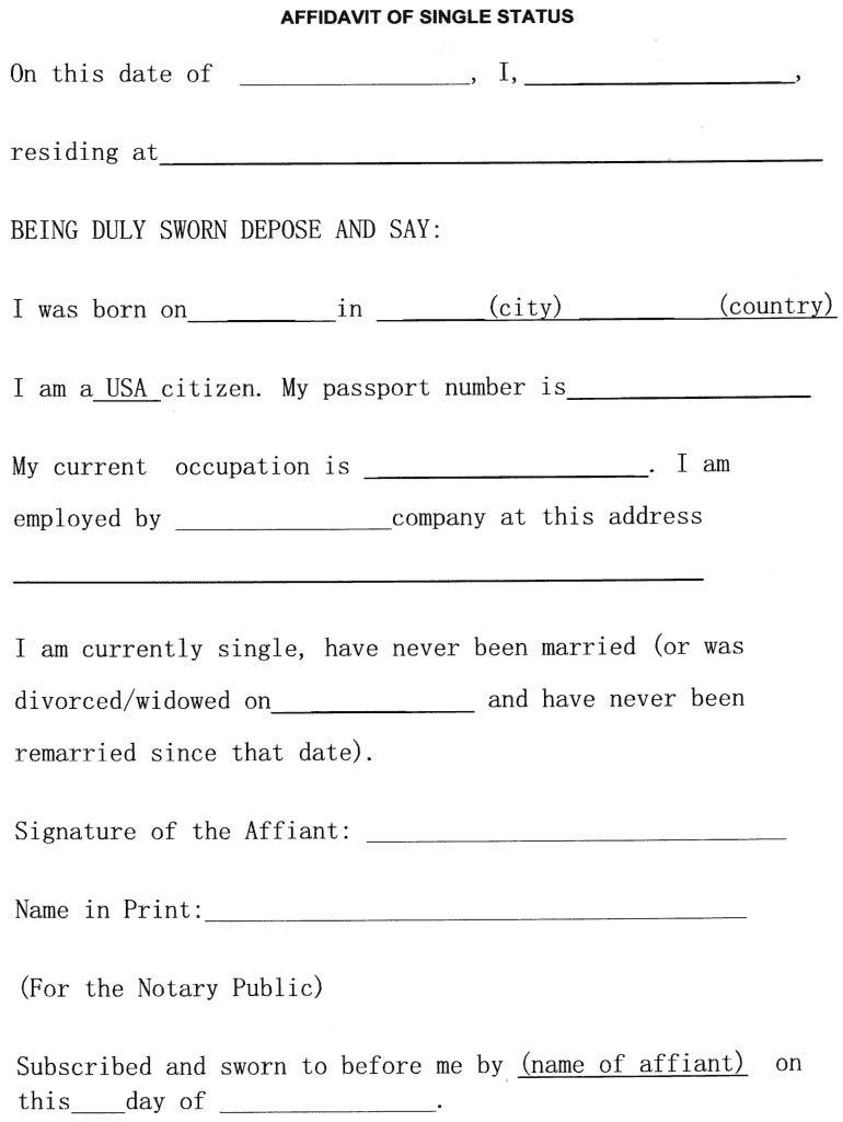 Single Status Letter Fill Out Sign Online DocHub