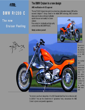 AME - BMW R1200C - Fill and Sign Printable Template Online
