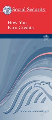 Fillable Online ssa How You Earn Credits - Social Security - ssa Fax ...