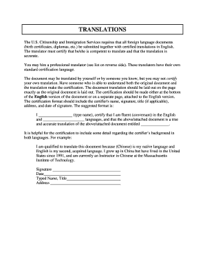 Translation Services - Fill Online, Printable, Fillable, Blank | pdfFiller