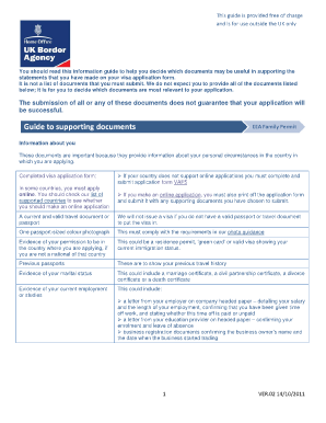 Fillable Online EEA family permit - Gov.UK Fax Email Print - pdfFiller