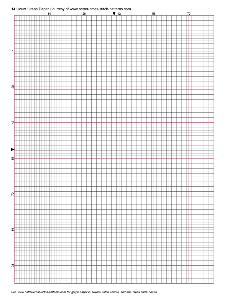 Cross Stitch Grid Online Fill Online Printable Fillable Blank 