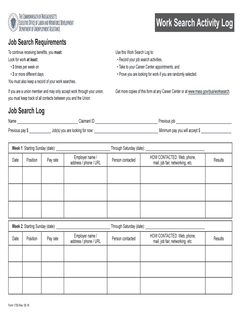 Blank Work Search Log Form Fill Online Printable Fillable Blank