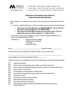 Fillable Online Submission of Documents Cover Sheet for Fax Email Print ...