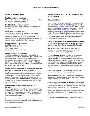 Fillable Online ls calbar ca Enter your official State Bar name and ...