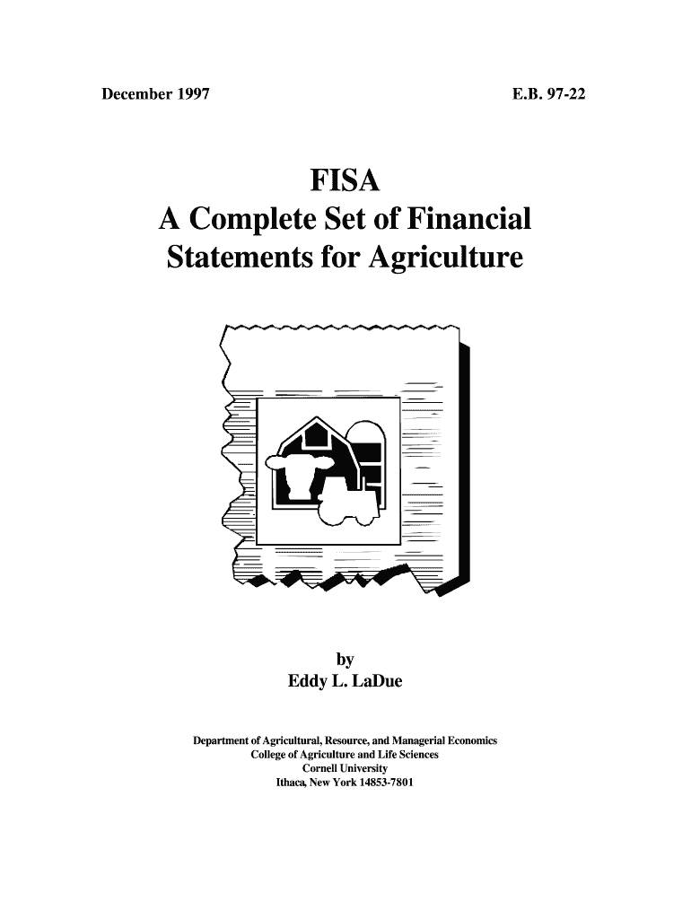 Fillable Online FISA A Complete Set of Financial Statements for ...