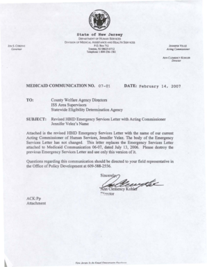 Fillable Online state nj DIVISION OF MEDICAL ASSISTANCE AND HEALTH ...