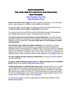 Fillable Online APPLICATION FOR UNEMPLOYMENT INSURANCE, DISABILITY ...