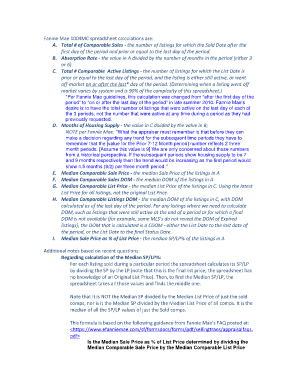 Fillable Online Fannie Mae 1004MC spreadsheet calculations are ...