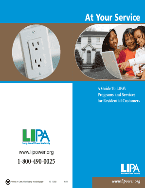 Fillable Online lipower At Your Service - Long Island Power Authority ...