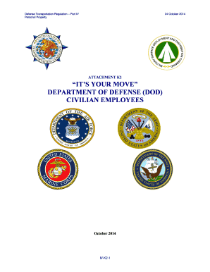 Fillable Online transcom It's Your Move Department of Defense (DOD ...