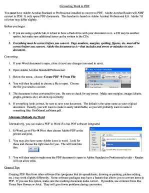 Fillable Online library osu Converting Word to PDF You must have Adobe Acrobat Standard or ...