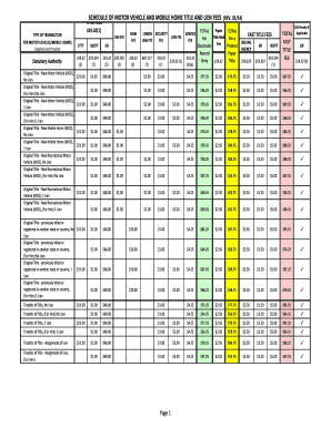 Fillable Online Fees-01 - Department of Highway Safety and Motor ...