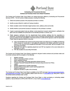 Fillable Online pdx Contracting and Procurement Services Contract and Purchase ... Fax Email ...