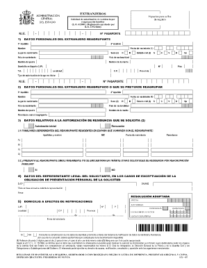 Extranjeria Ex 07 - Fill Online, Printable, Fillable, Blank | pdfFiller