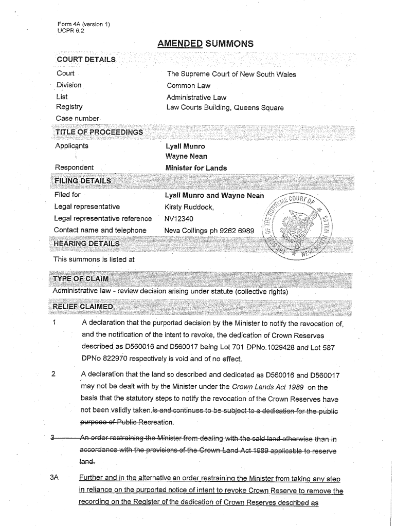 Redesigning Summons Forms To Be Clearer And More