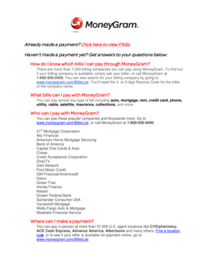 Fillable Online Already made a payment? Click here to view FAQs ...