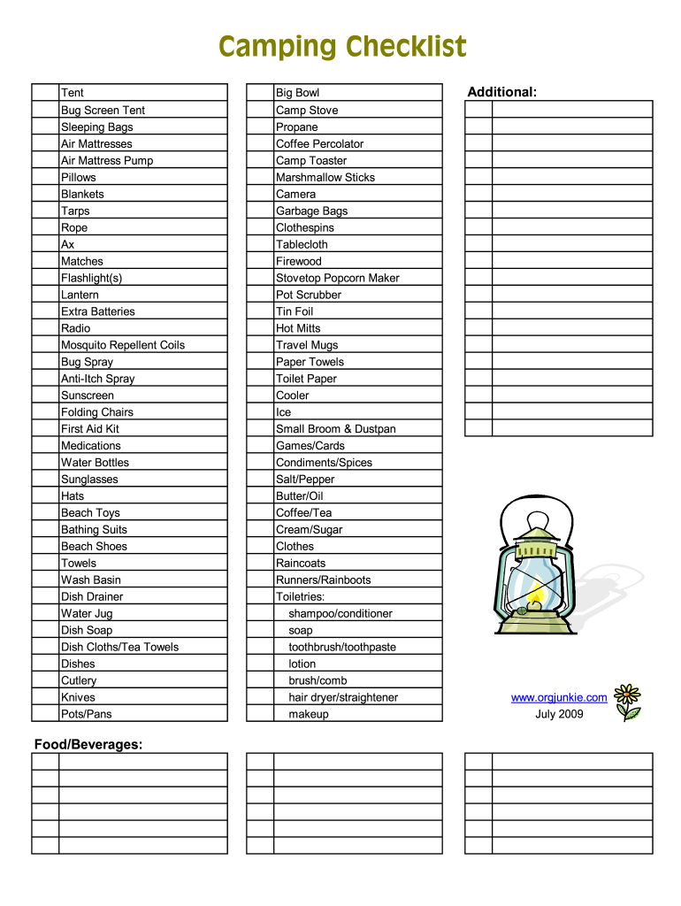 Travel Trailer Packing List Besttravels