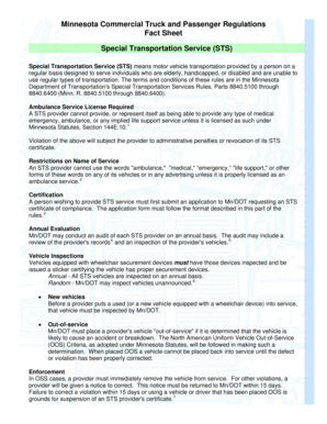 Fillable Online dot state mn Special Transportation Service - Minnesota ...