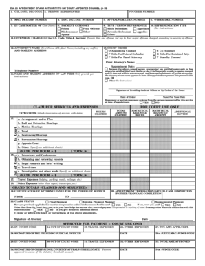 Fillable Online ne fd CJA 20 - Federal Public Defender - ne fd Fax ...