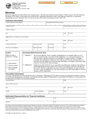 FTB 2060 PC - California Franchise Tax Board - State Of California ...