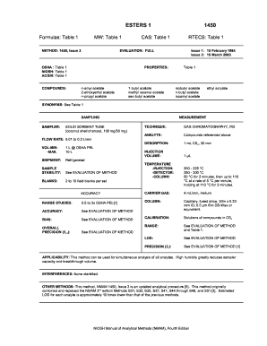 Fillable Online cdc Formulas Table 1 - cdc Fax Email Print - pdfFiller