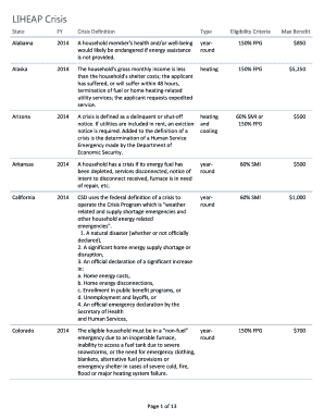Fillable Online liheap ncat LIHEAP Crisis - liheap ncat Fax Email Print - pdfFiller