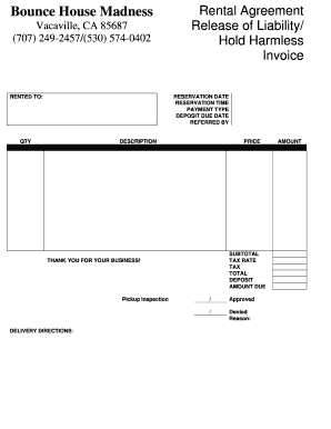 Fillable Online Here - Bounce House Madness Fax Email Print - pdfFiller