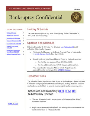 Fillable Online casb uscourts Bankruptc y Court, Southern District of ...