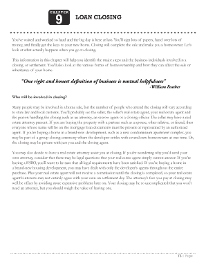 Fillable Online LOAN CLOSING Fax Email Print - pdfFiller