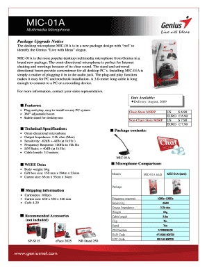Fillable Online MIC-01A Rev. A.doc. Use this form to complete an ...