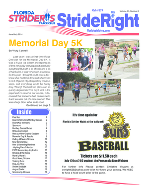 Memorial Day 5K - Florida Striders Track Club - Fill and Sign Printable ...