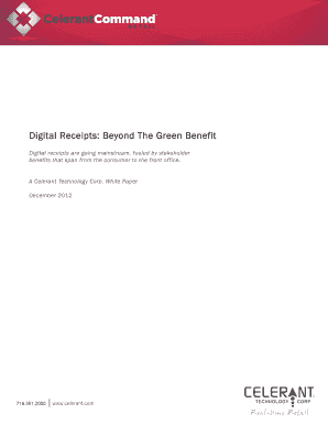 Fillable Online Digital Receipts: Beyond The Green Benefit - Celerant ...