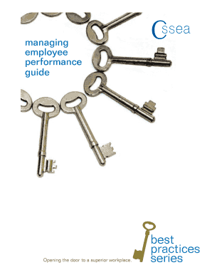 Fillable Online Managing Employee Performance Guide - CSSEA Fax Email ...