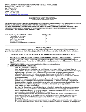 Fillable Online sos ga RESIDENTIAL-LIGHT COMMERCIAL Fax Email Print ...