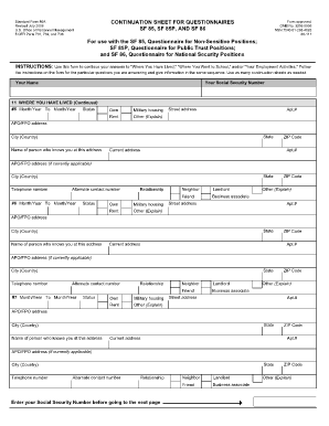 sf86 instructions Forms and Templates - Fillable & Printable Samples ...