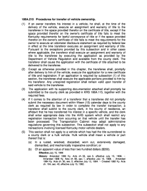 Fillable Online 186A.215bbb Procedures for transfer of vehicle ...