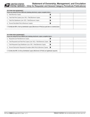 Fillable Online Statement of Ownership, Management, and Circulation ...