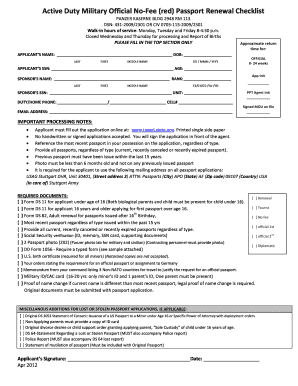 18 Printable us passport renewal fee Forms and Templates - Fillable ...