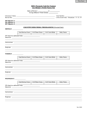 Fillable Online rbha RBHA Therapeutic Youth Day Treatment Fax Email ...