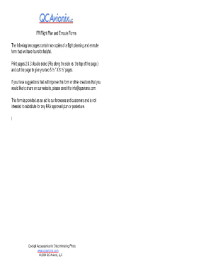 Fillable Online IFR FLight plan and Log w/o Weather. Not Specific to N ...