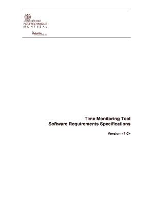 Fillable Online Software Requirements Specifications - upedu Fax Email Print - pdfFiller
