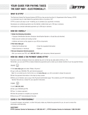 Fillable Online fms treas YOUR GUIDE FOR PAYING TAXES - Department of ...