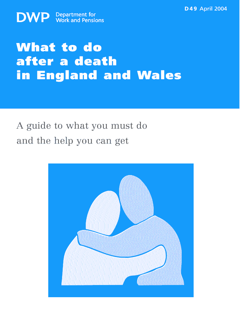 Fillable Online D49 - A guide to what you must do and the help you can ...